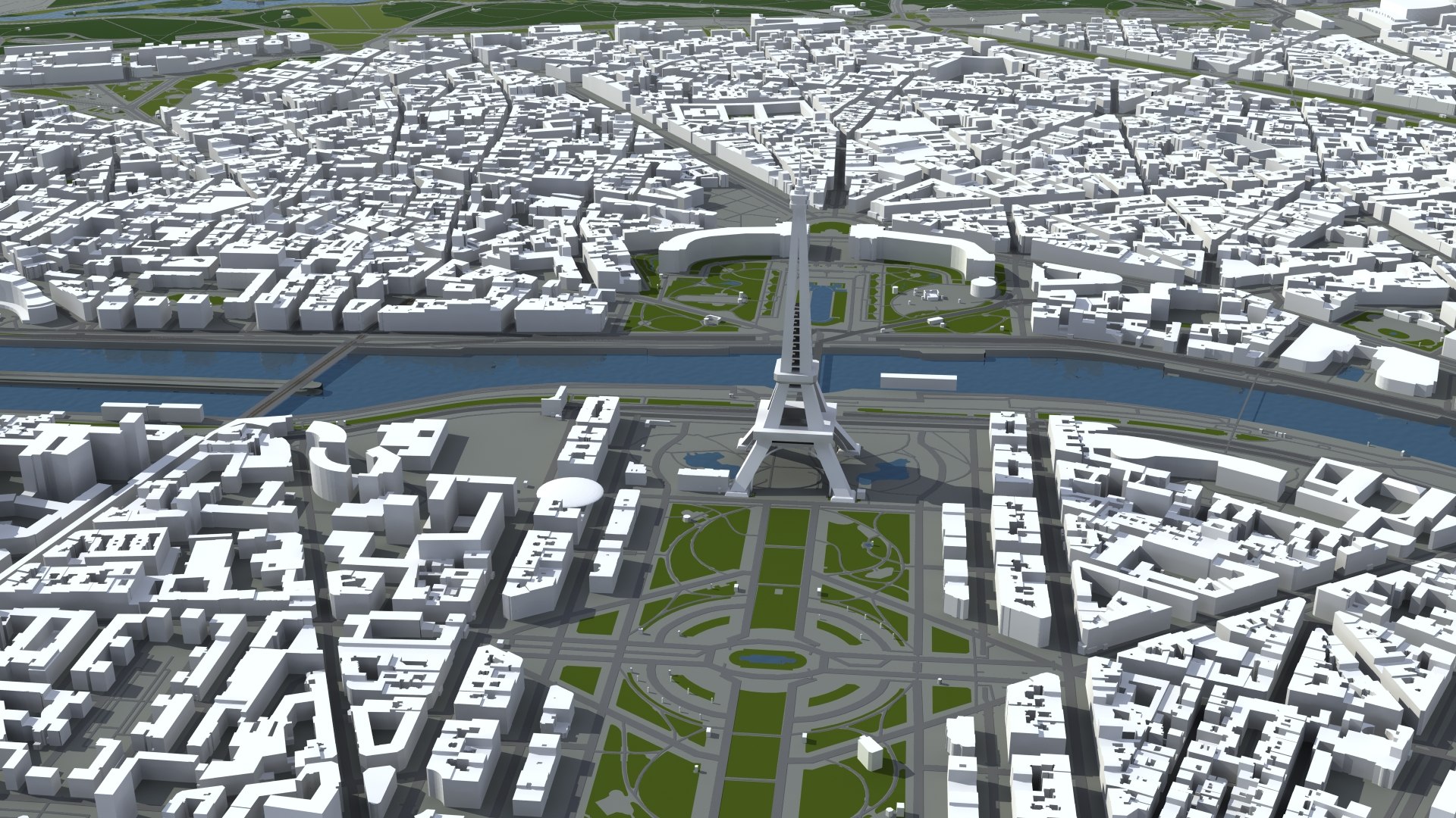modèle 3D de Paris French City - TurboSquid 2082533