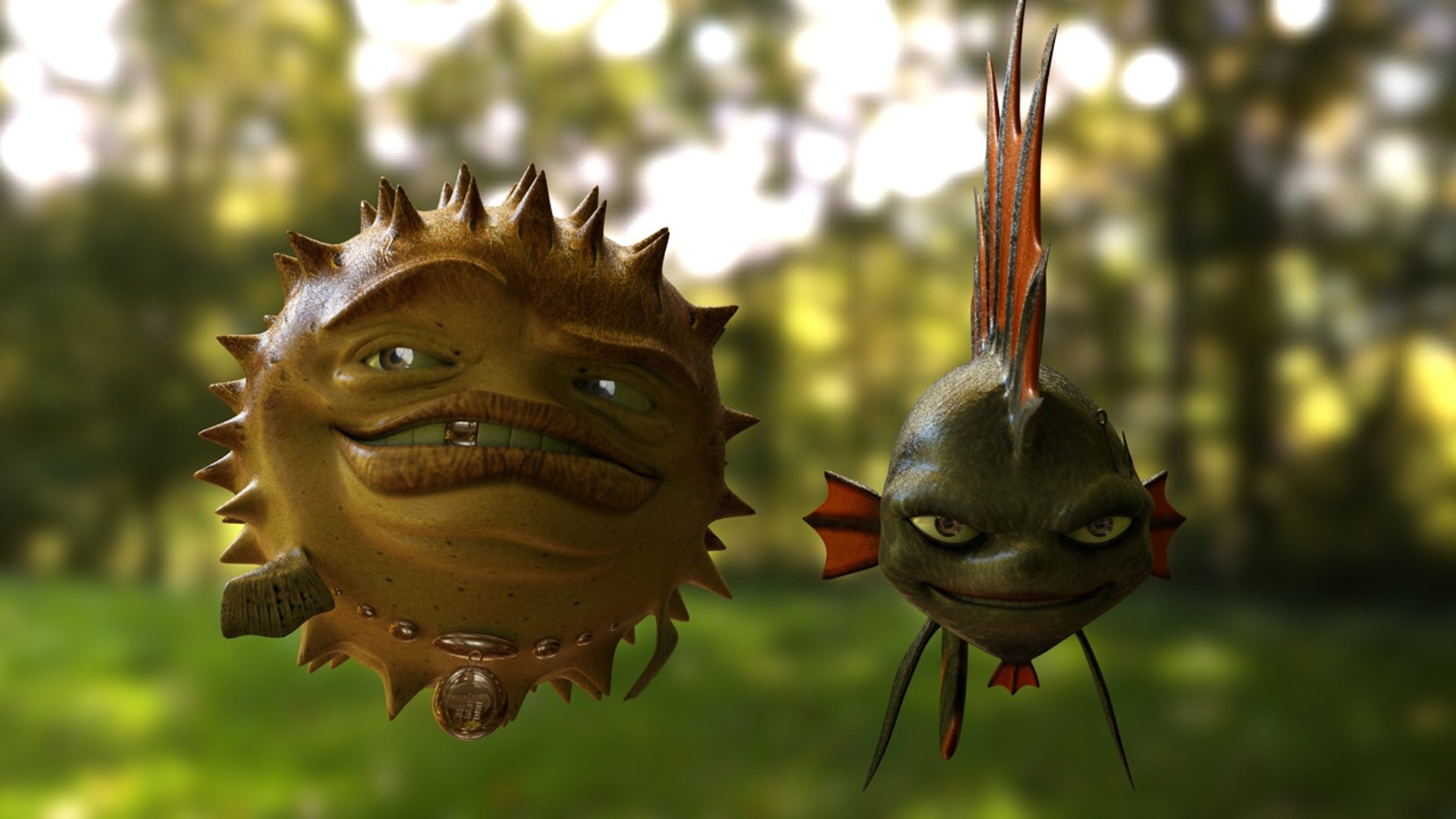 3D Fish Cartoon Character - TurboSquid 1325946