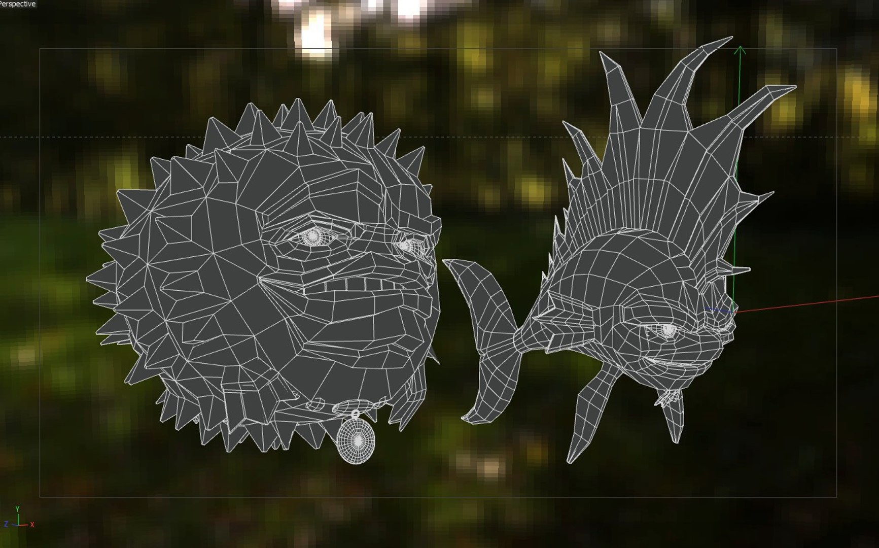 3D Fish Cartoon Character - TurboSquid 1325946