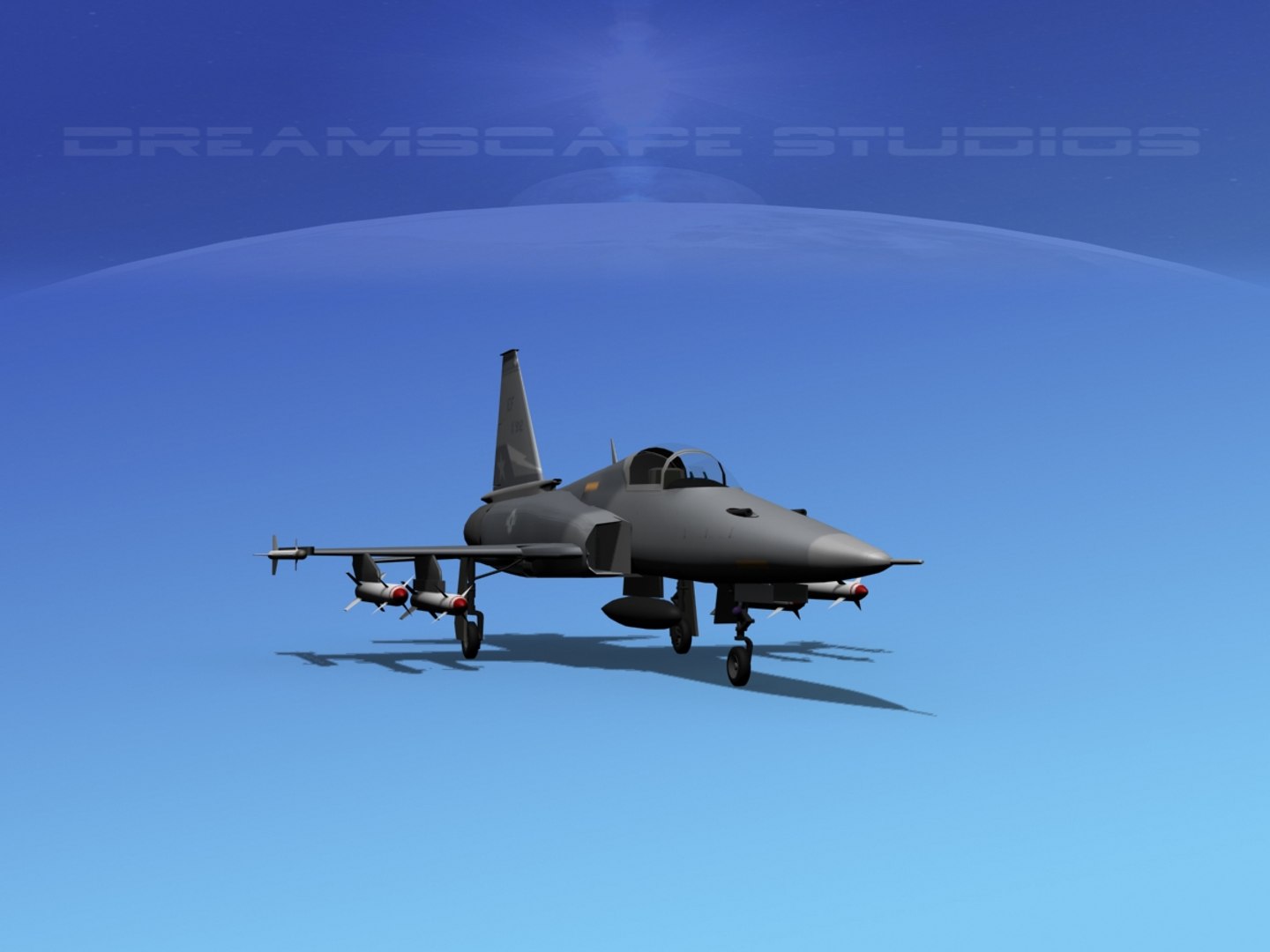 Northrop Tigershark F-20 Fighter 3d Model