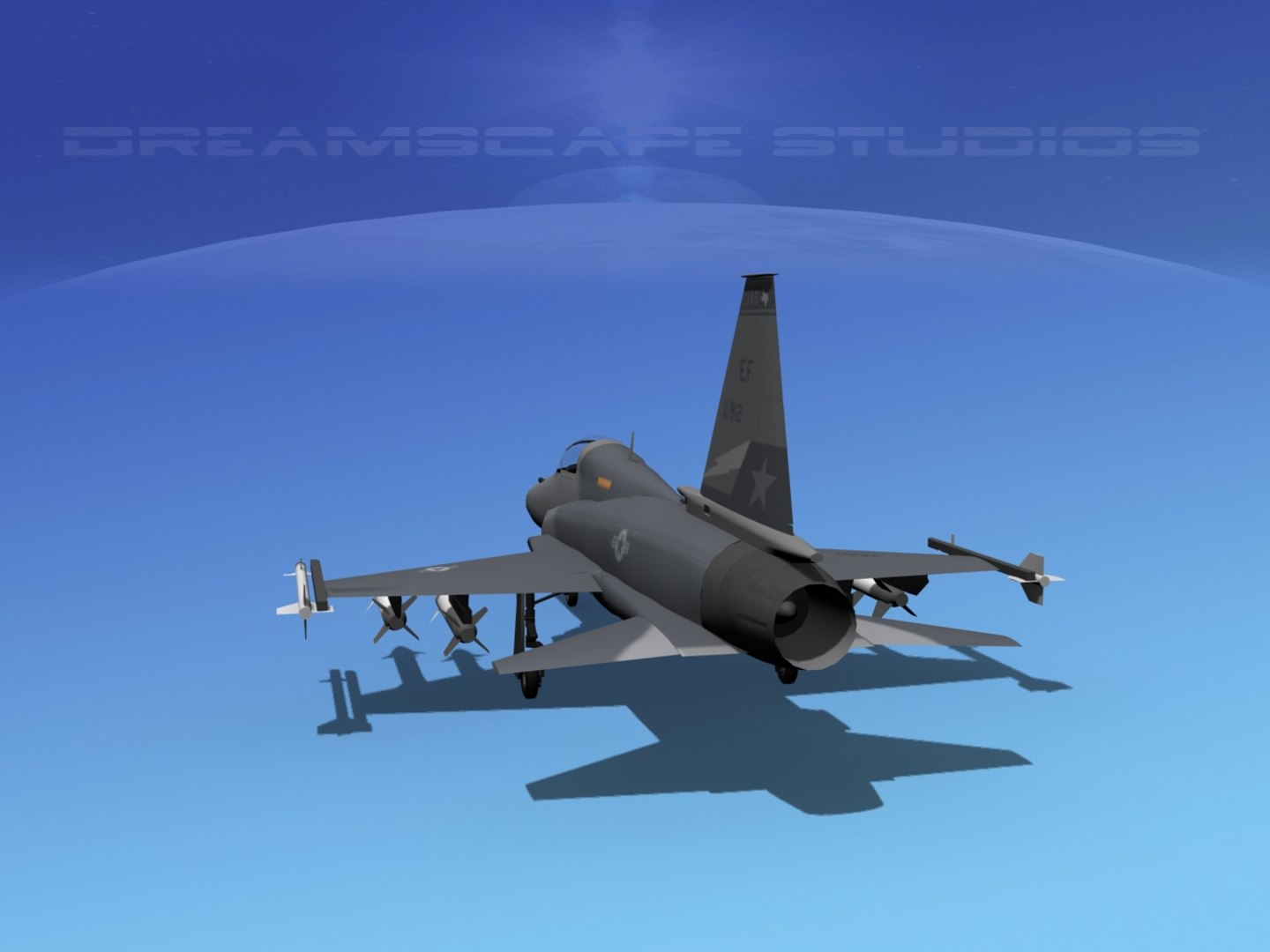 Northrop Tigershark F-20 Fighter 3d Model