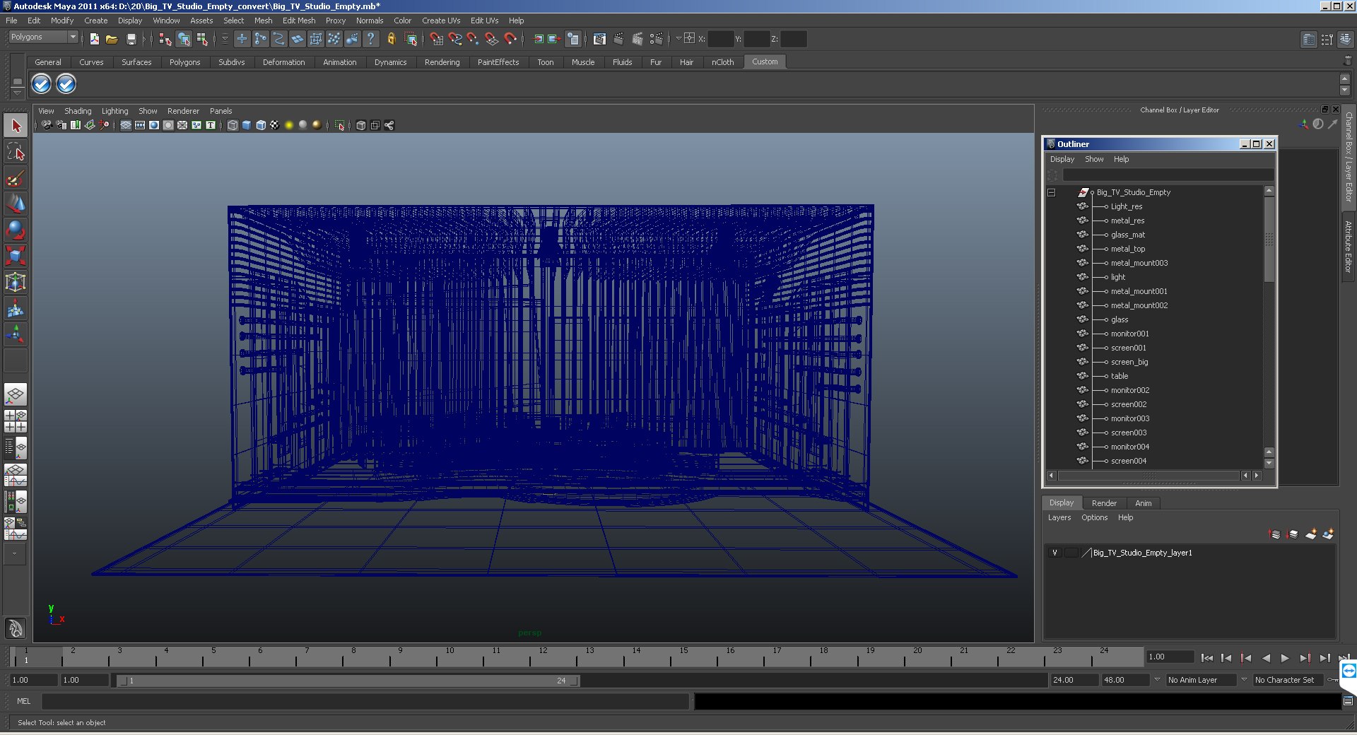 Big Tv Studio 3D Model - TurboSquid 1283158
