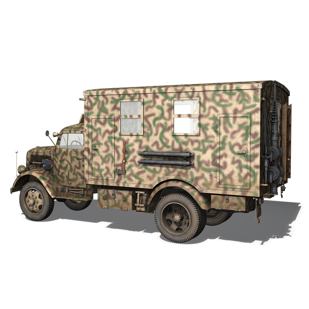 Opel blitz - 3t 3D model - TurboSquid 1215525