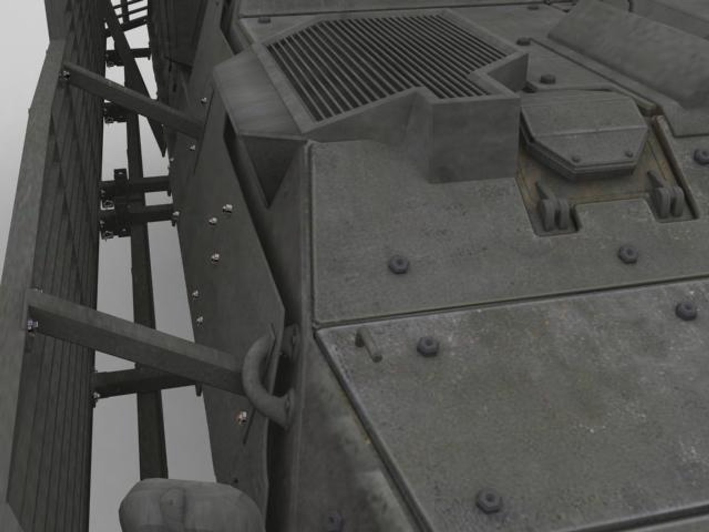 3d stryker atgm slat armor