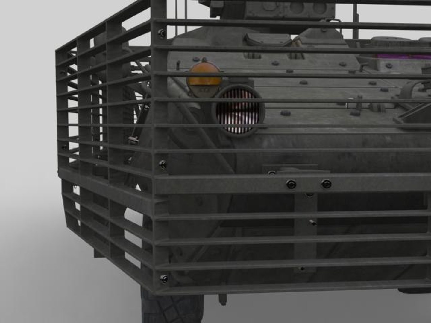 3d stryker atgm slat armor