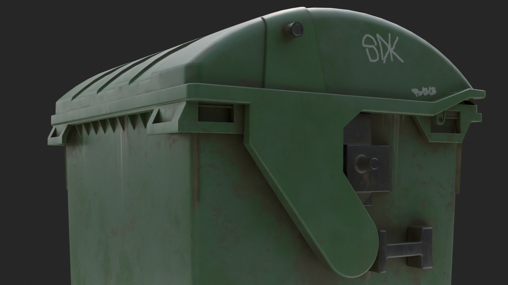 European Dumpster 3D Model - TurboSquid 2186641