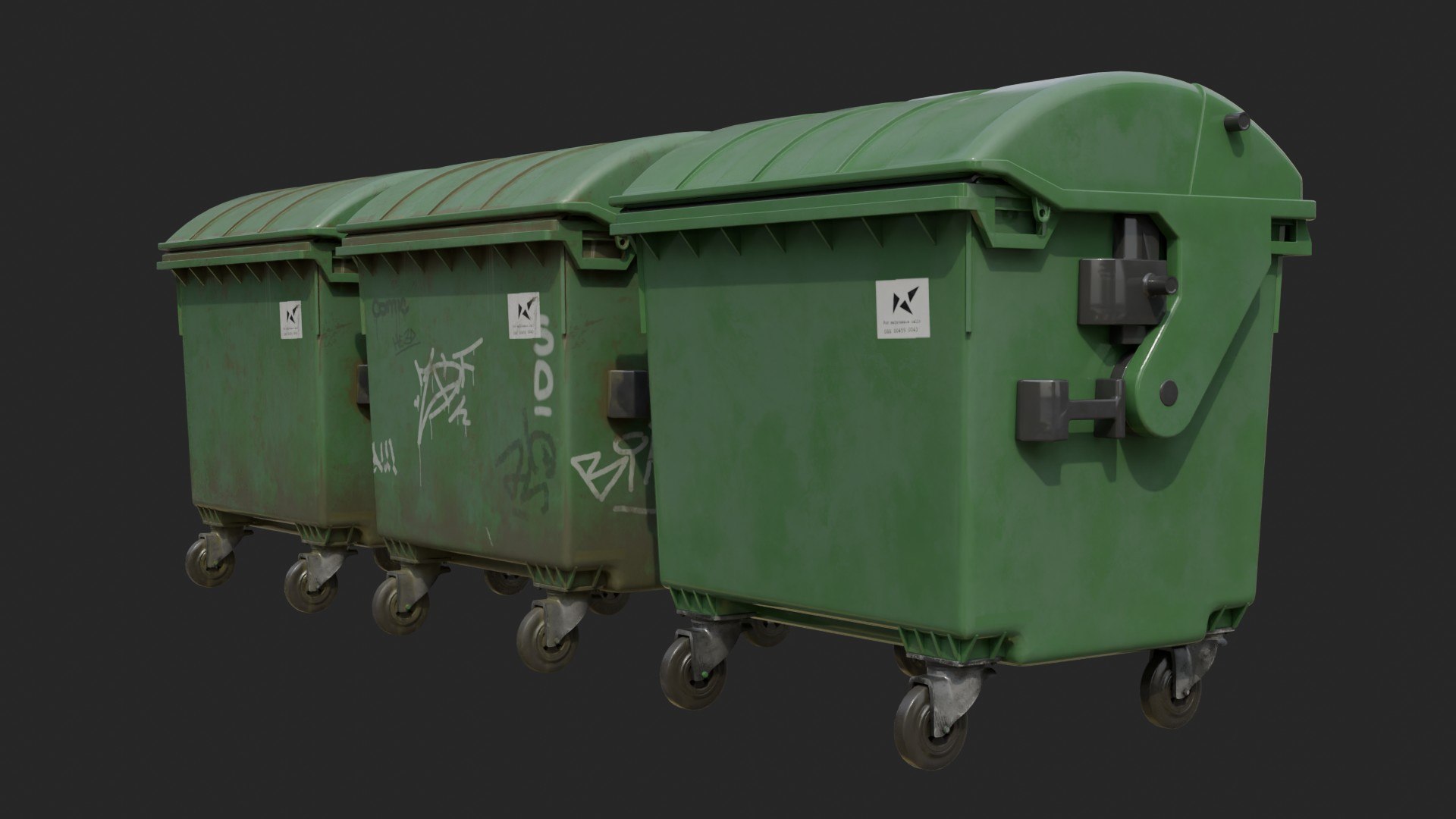 European Dumpster 3D Model - TurboSquid 2186641