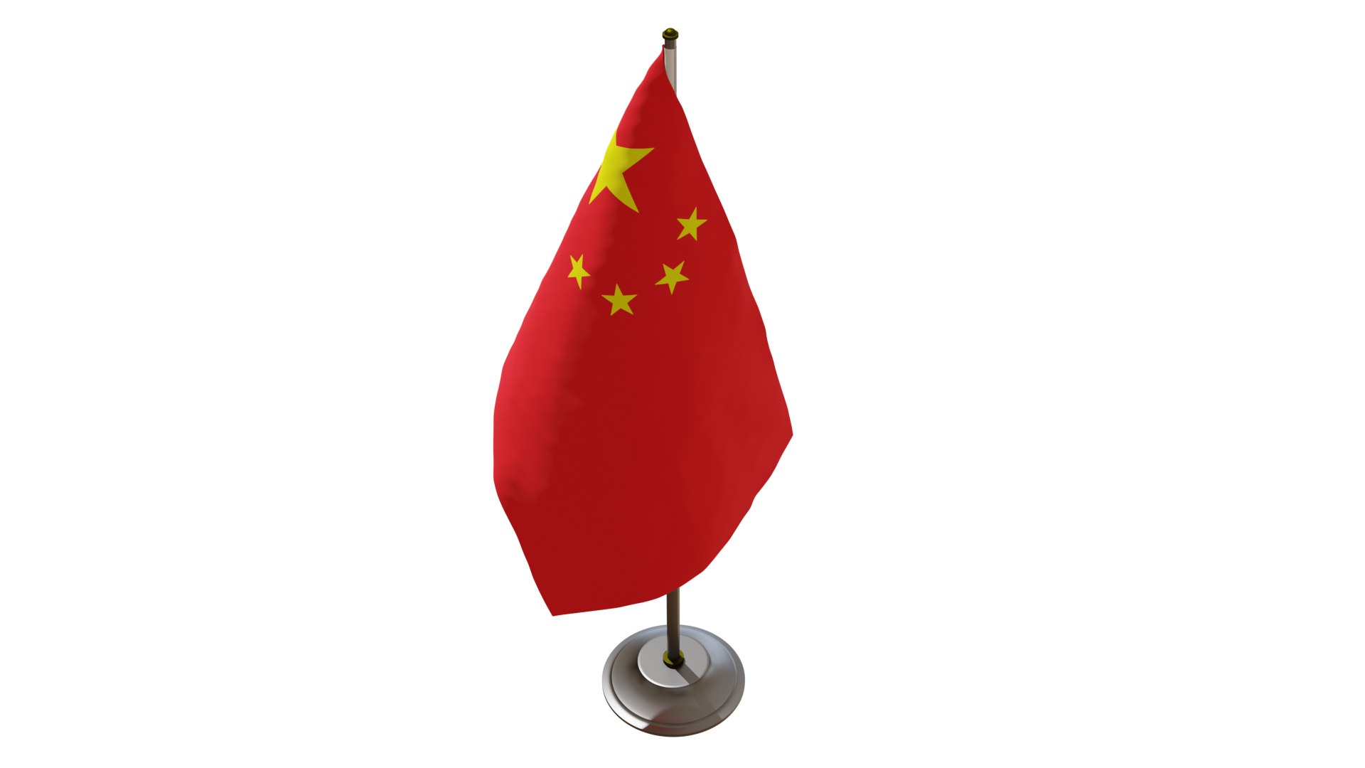 Table Flag China Model - TurboSquid 1869965