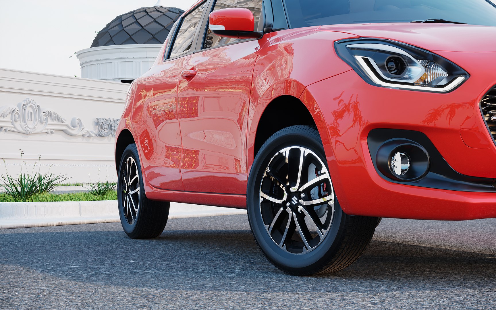 Suzuki Swift 3d Model Rigged Animated Model - TurboSquid 1872982