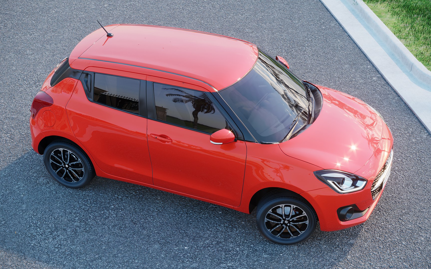 Suzuki Swift 3d Model Rigged Animated Model - TurboSquid 1872982