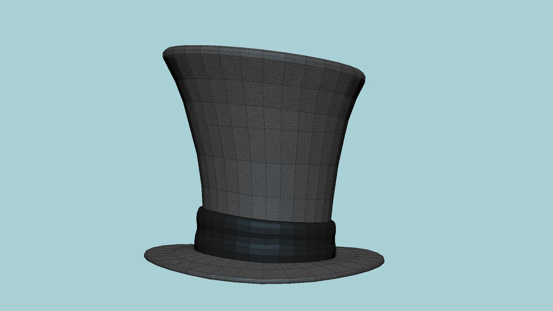 Top Hat 04 Gray Black - Character Fashion Design 3D Model - TurboSquid ...