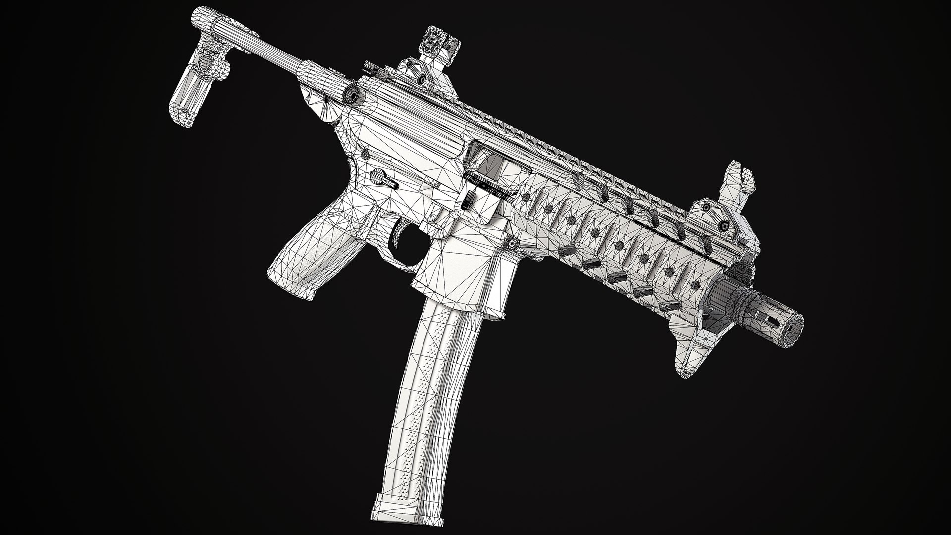 3D Model Ready Sig Sauer Mpx - TurboSquid 1562559