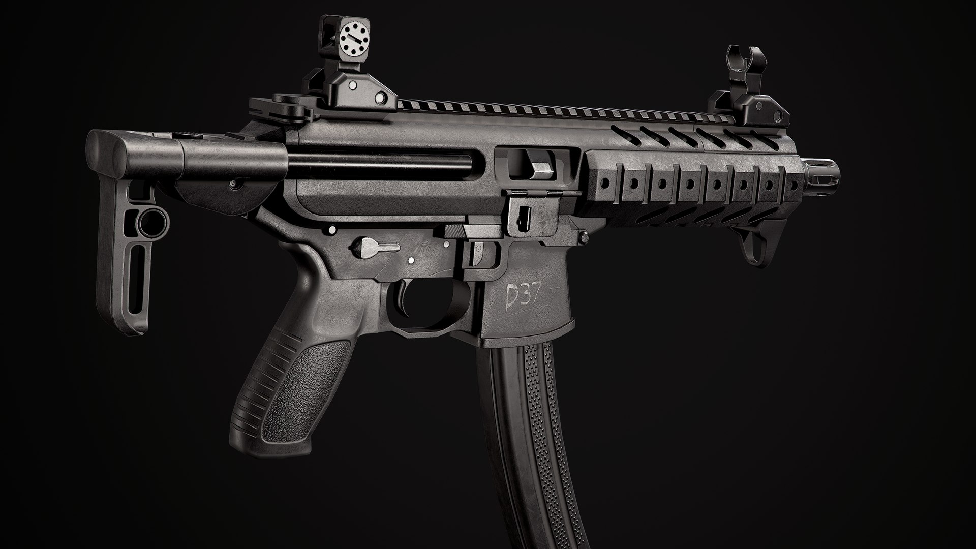 3D Model Ready Sig Sauer Mpx - TurboSquid 1562559
