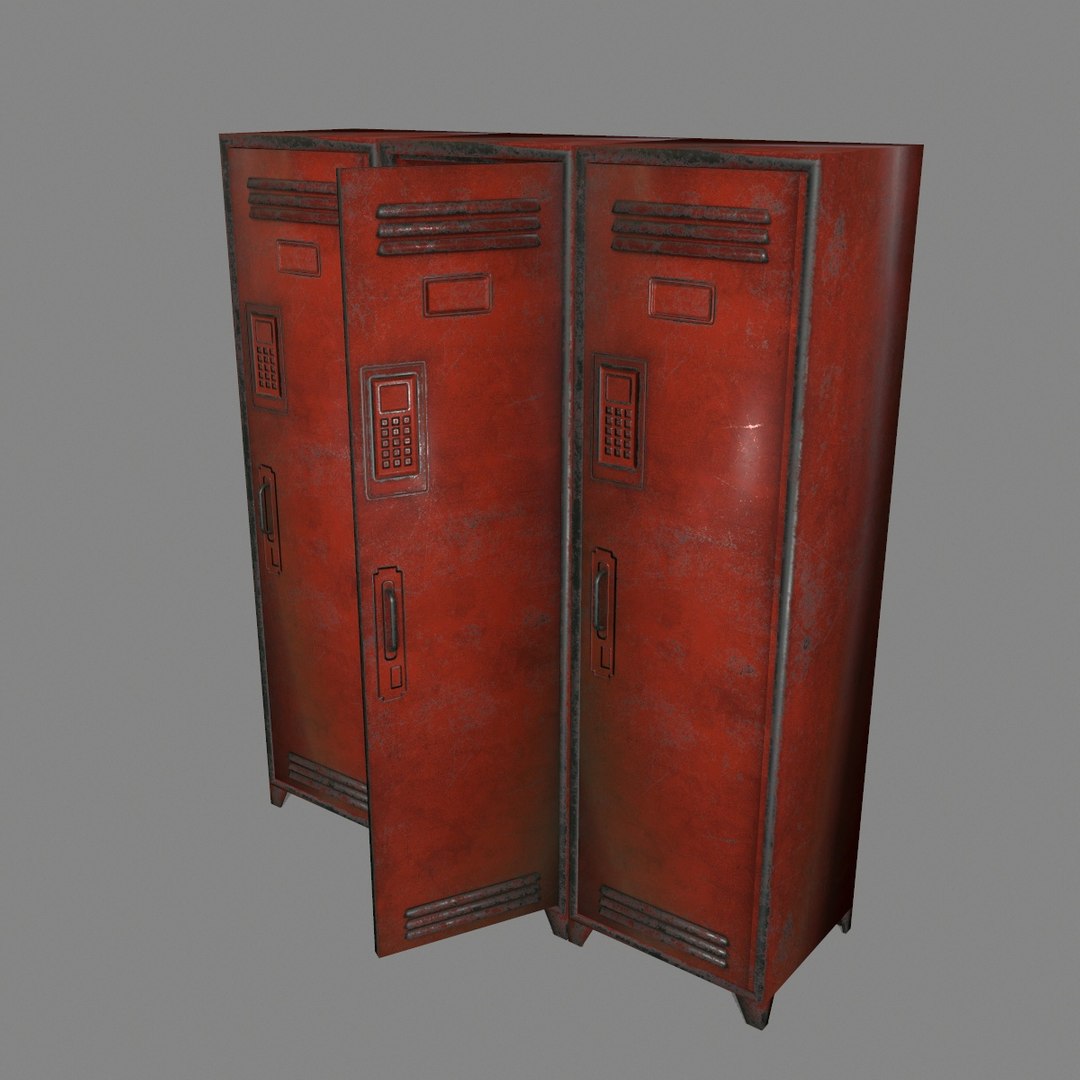 3D Locker Model - TurboSquid 1303595