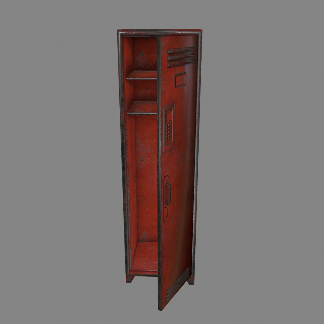 3D Locker Model - TurboSquid 1303595