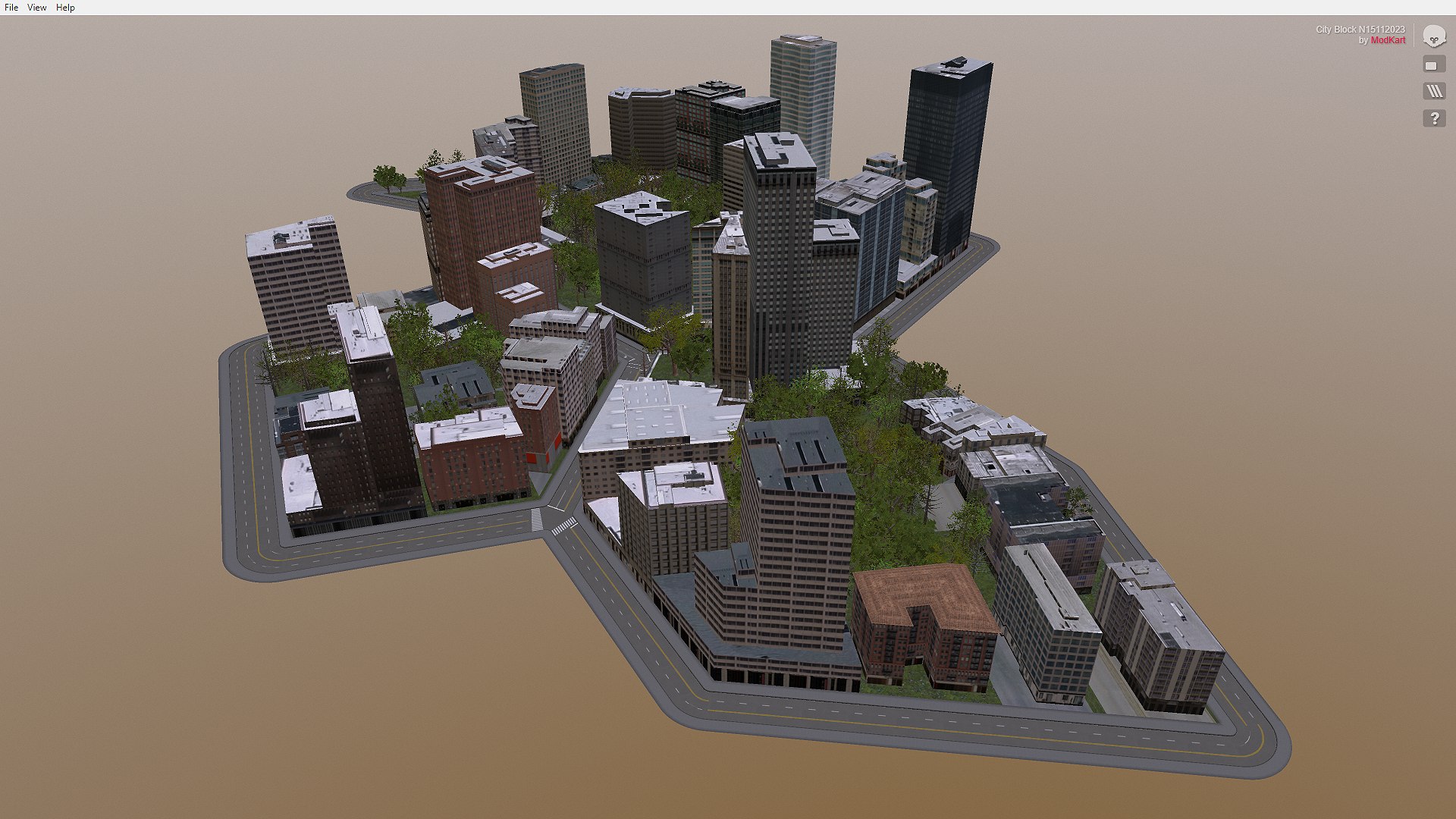 City Block N-15112023 3D - TurboSquid 2178453