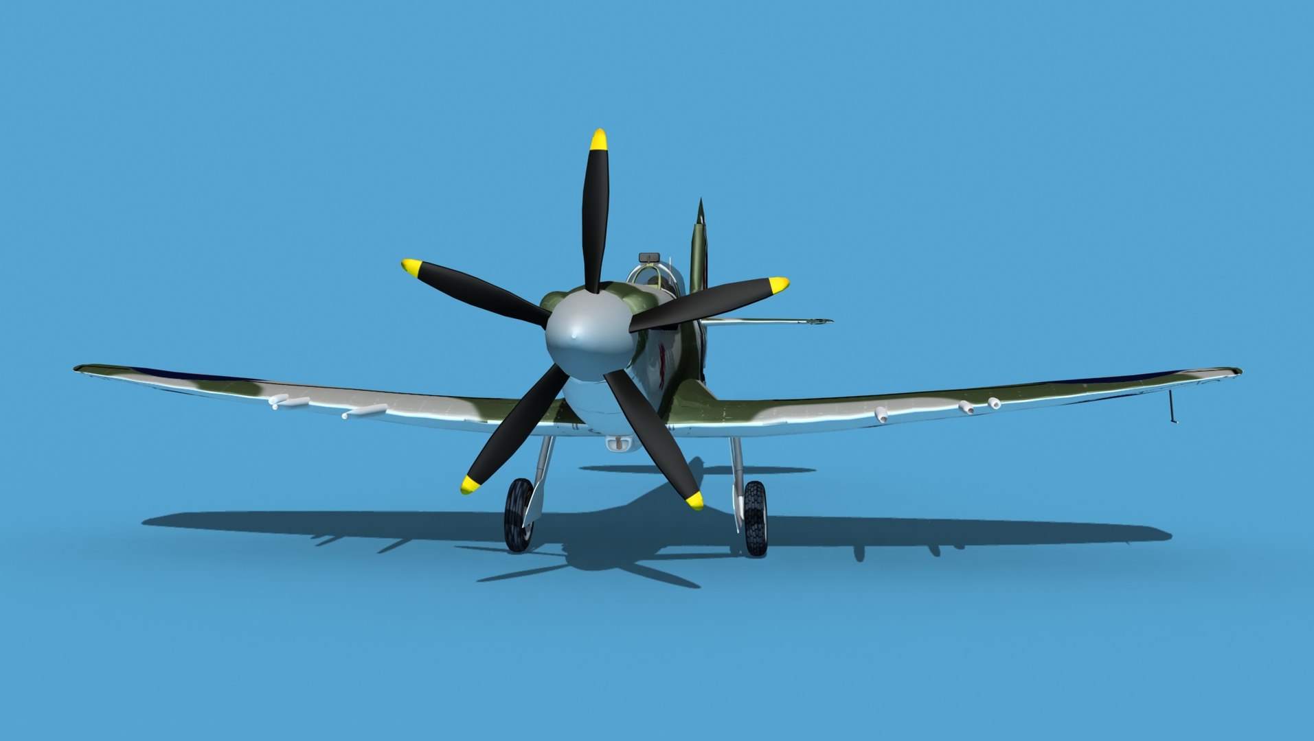 Supermarine Spitfire Mk XVIII V02 3D Model - TurboSquid 1925709