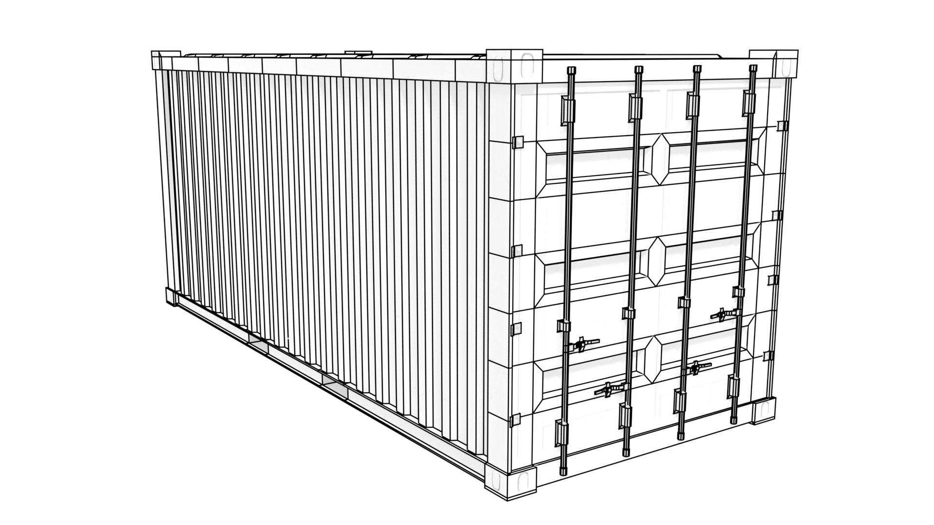 Shipping Container 3D Model - TurboSquid 1303932
