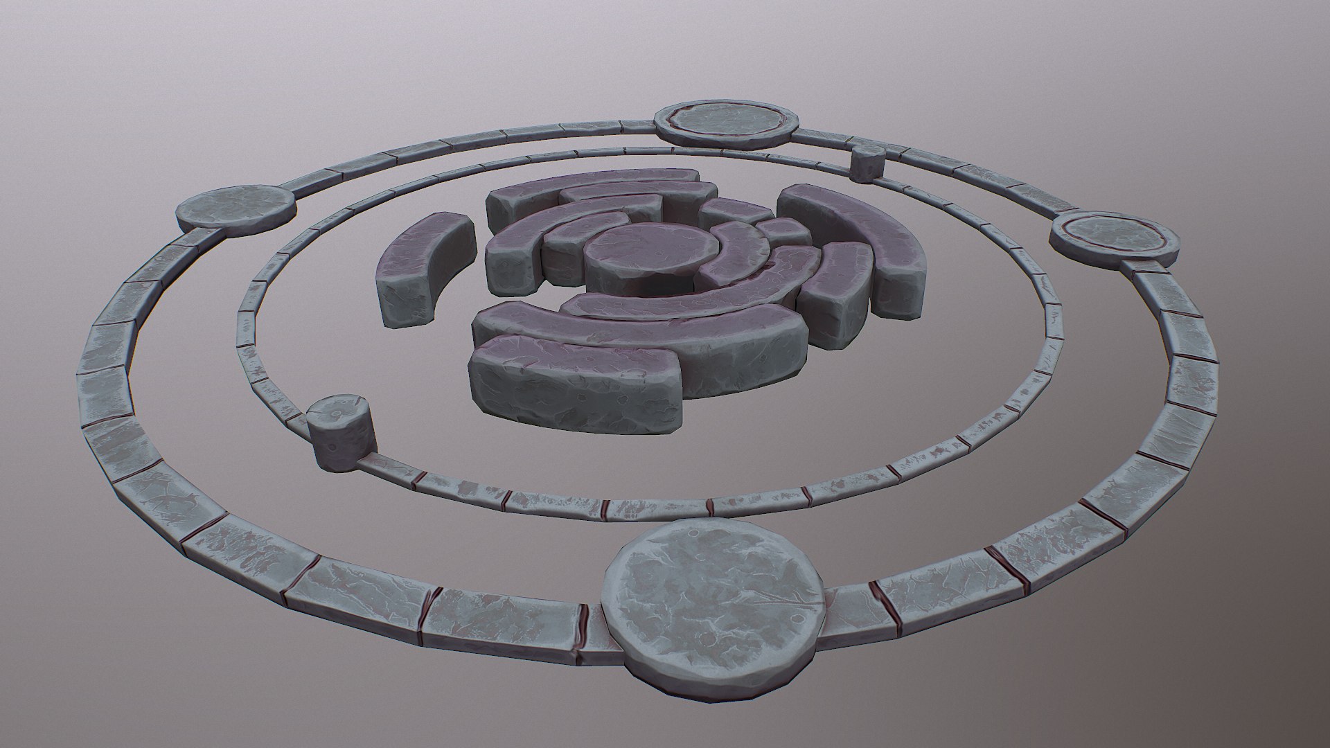 Stone Portal model - TurboSquid 1898617