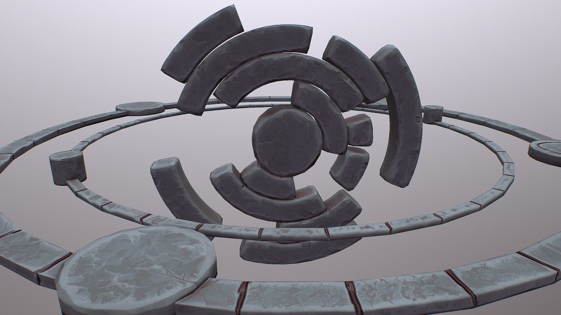 Stone Portal model - TurboSquid 1898617