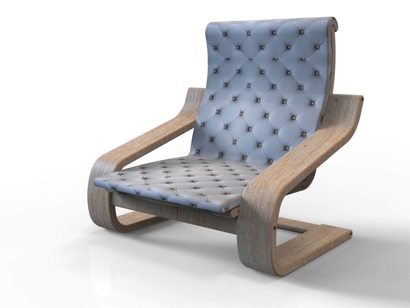 Lounge chair 3D model - TurboSquid 1637674