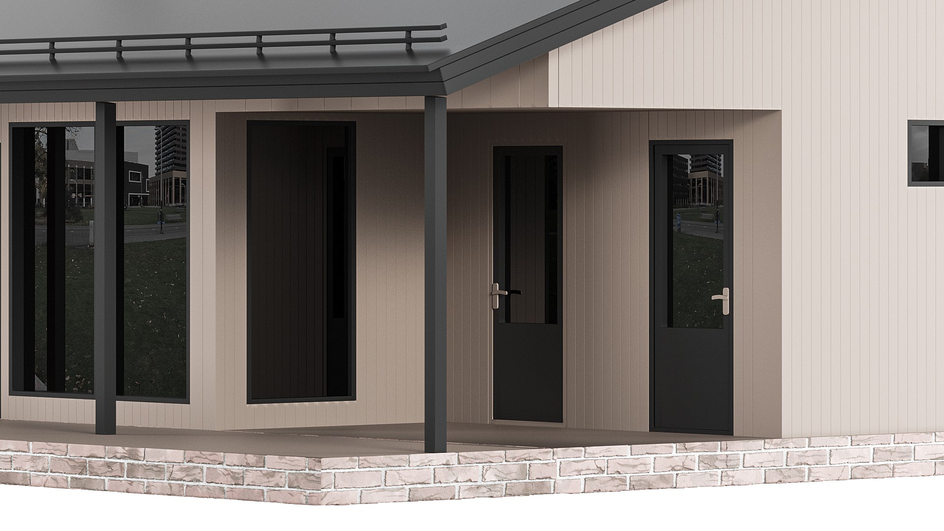 3D Model Home Design 22 For Exterior - TurboSquid 2395851