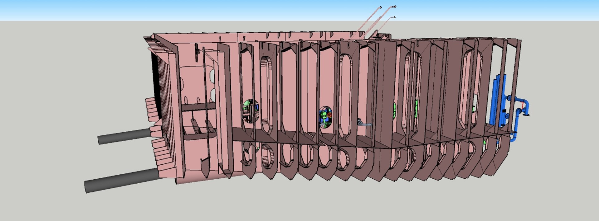 3D Ship Engine Room Structure - TurboSquid 1466832