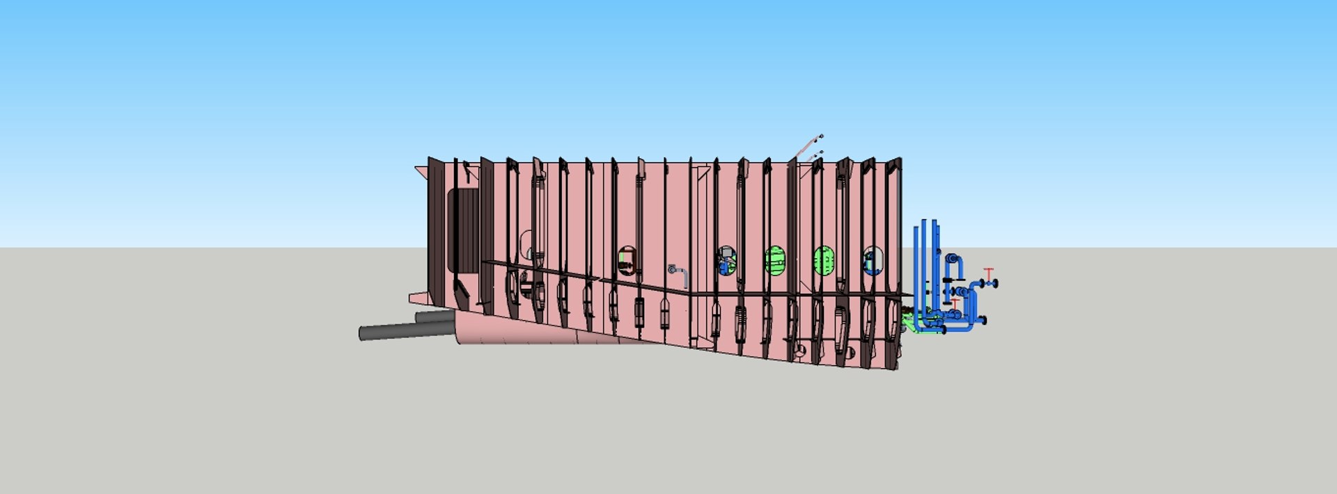 3D Ship Engine Room Structure - TurboSquid 1466832