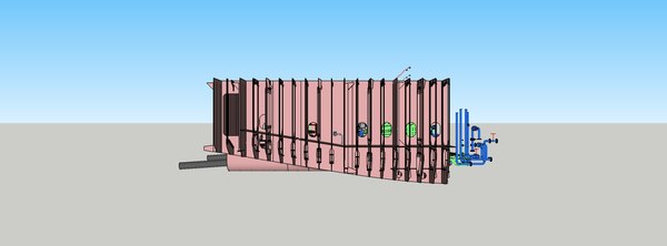 3D ship engine room structure - TurboSquid 1466832