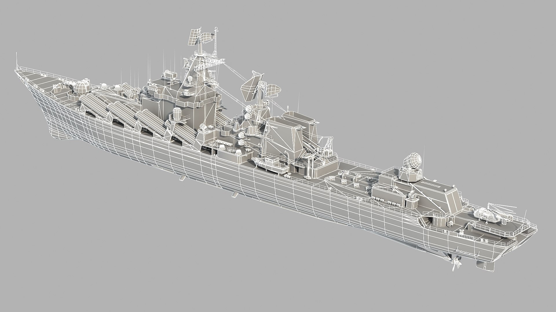 Cruiser Slava Class Varyag 011 3D model - TurboSquid 1886718