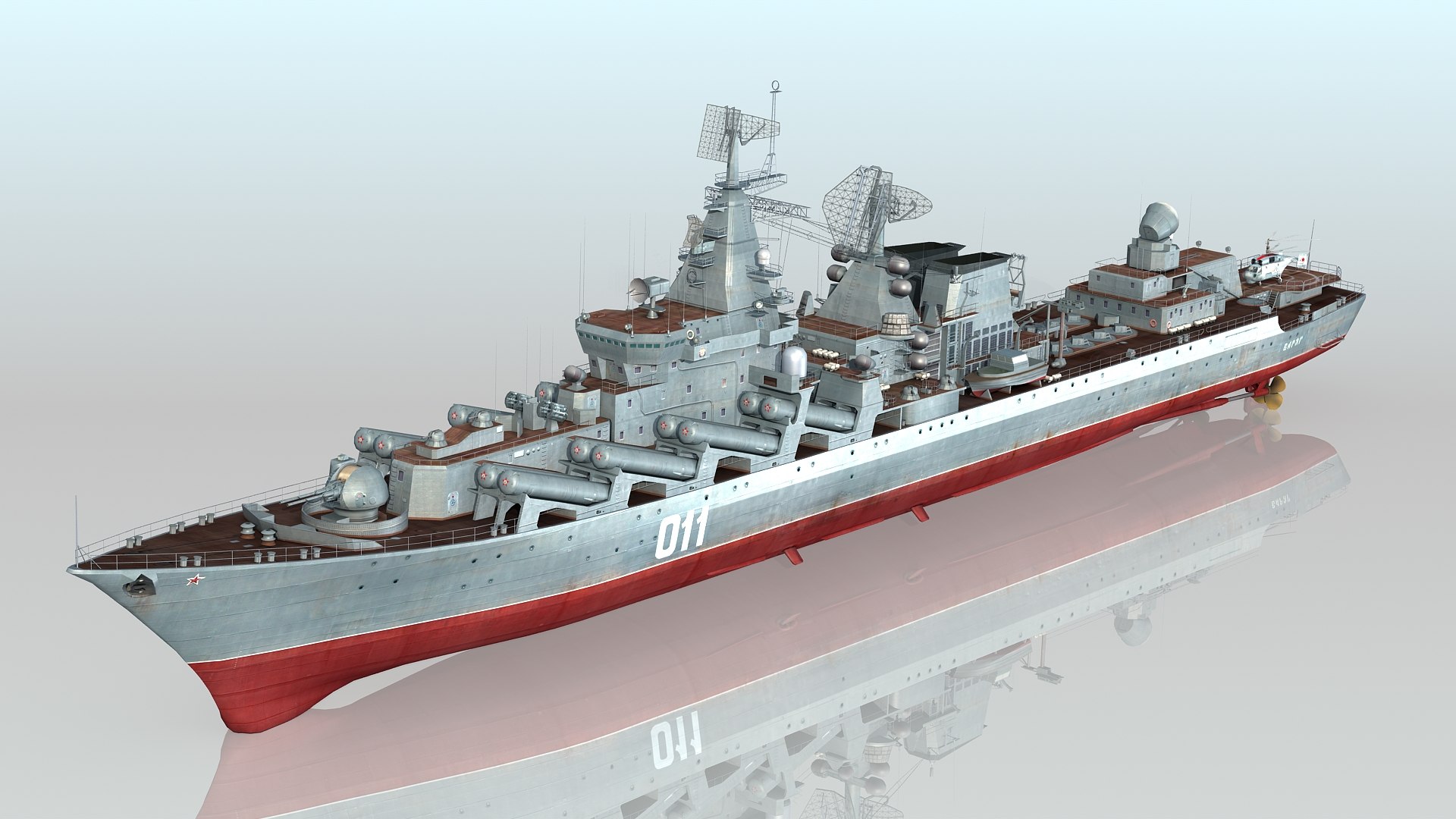 Cruiser Slava Class Varyag 011 3D model - TurboSquid 1886718