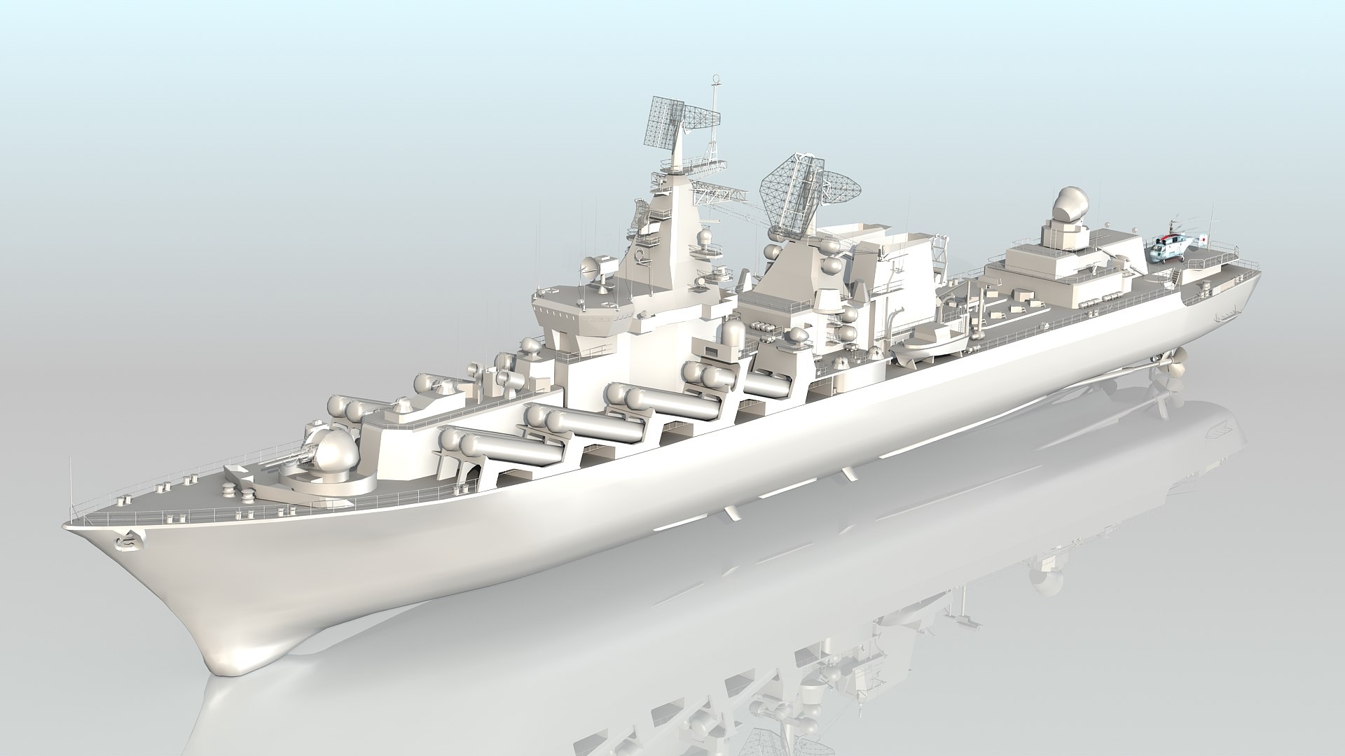 Cruiser Slava Class Varyag 011 3D model - TurboSquid 1886718