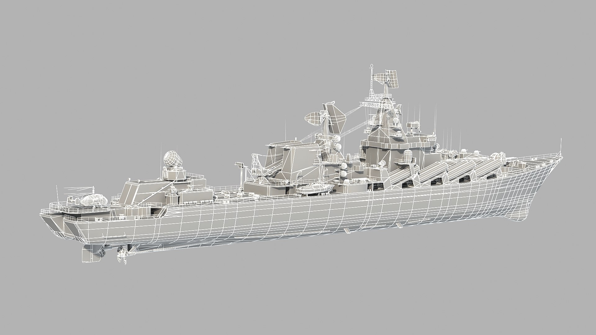 Cruiser Slava Class Varyag 011 3D model - TurboSquid 1886718