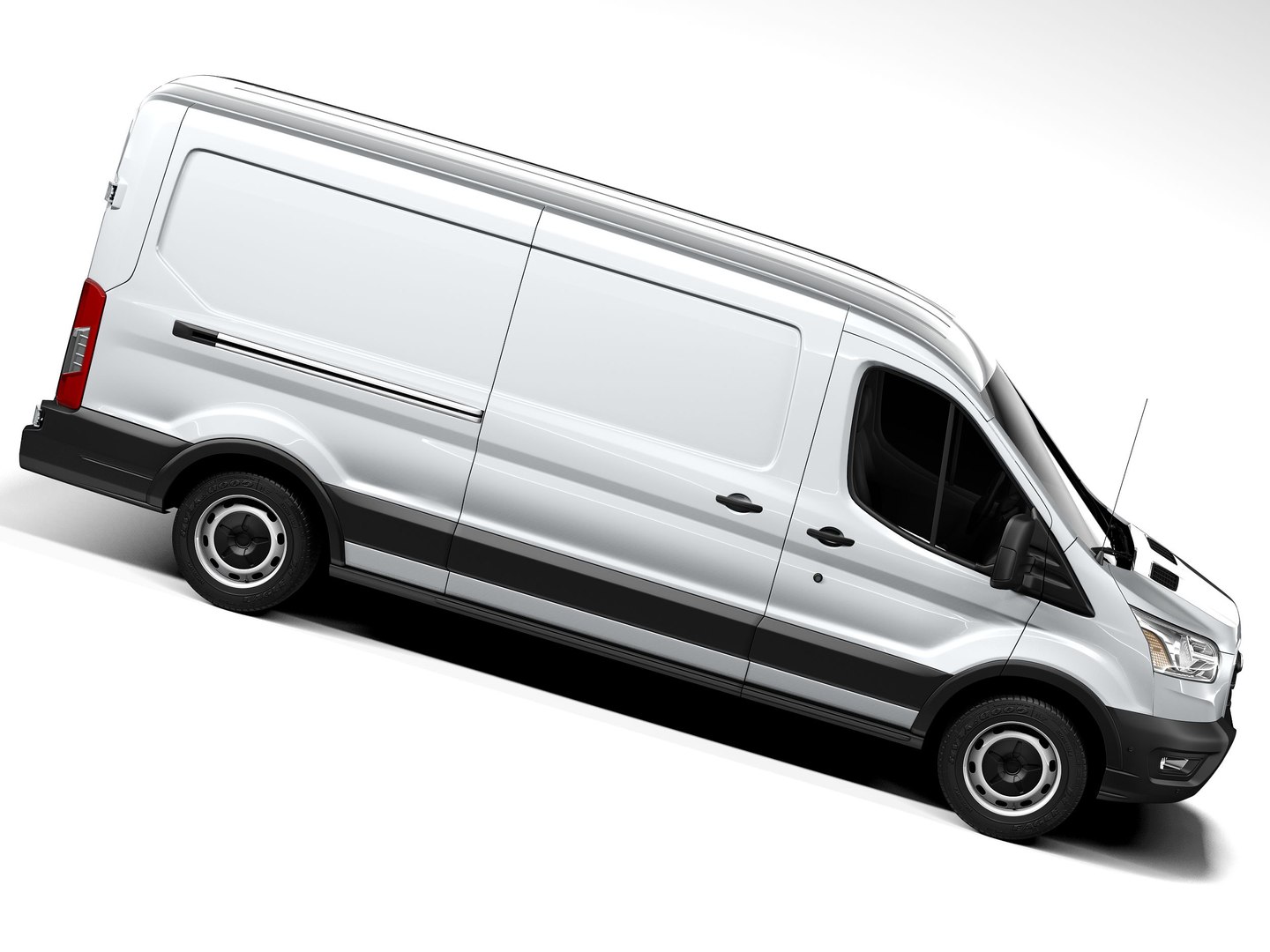 3D Ford Transit Low Roof LWB 2020 - TurboSquid 2224266