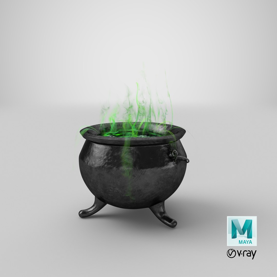 3D Model Witches Cauldron - TurboSquid 2109424