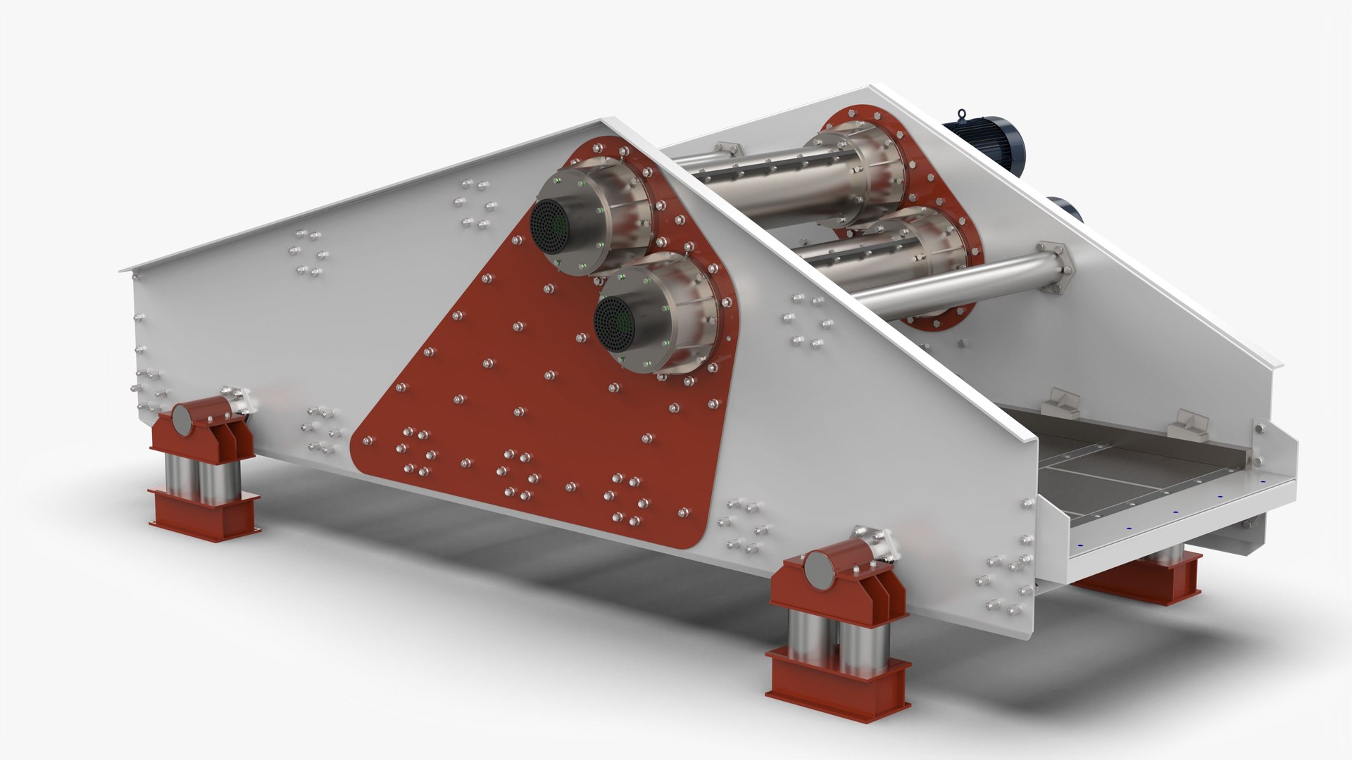 ZK1548 Linear Vibrating Screen 3D Model - TurboSquid 2020646