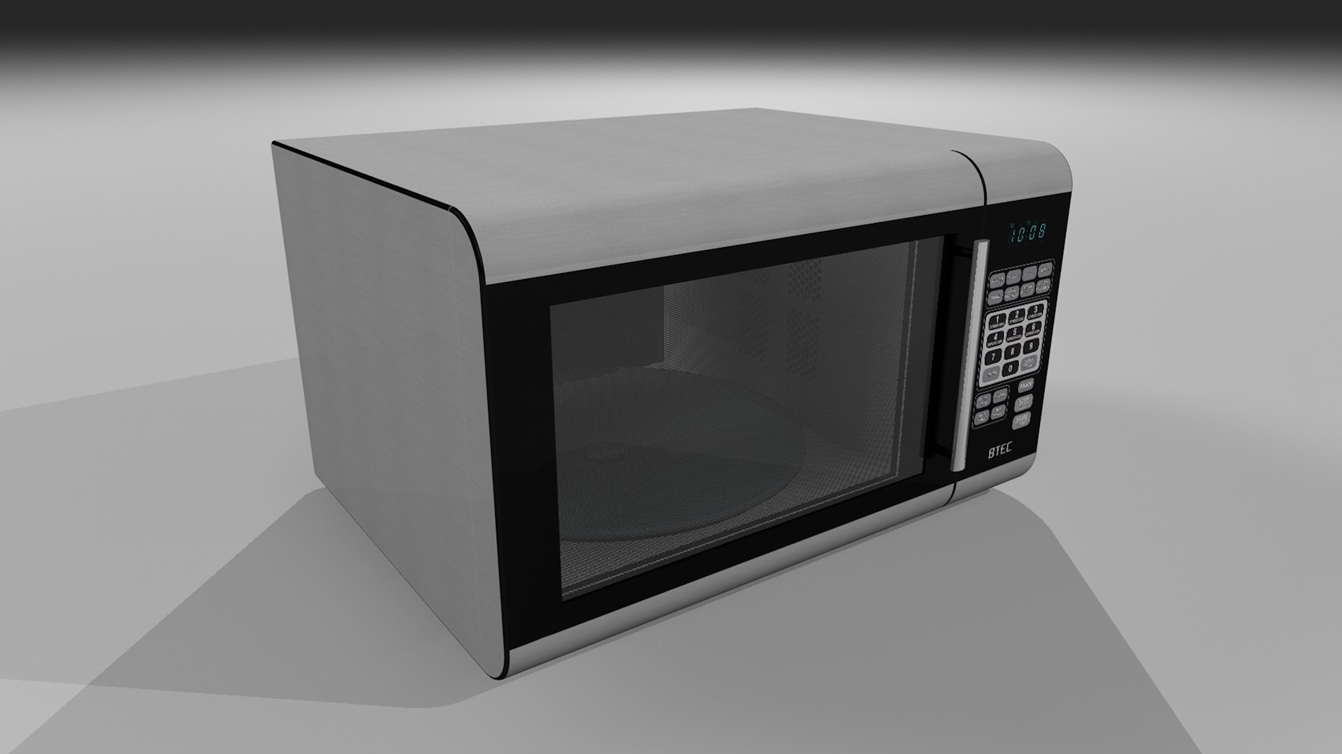 Door Microwave Open 3d Model