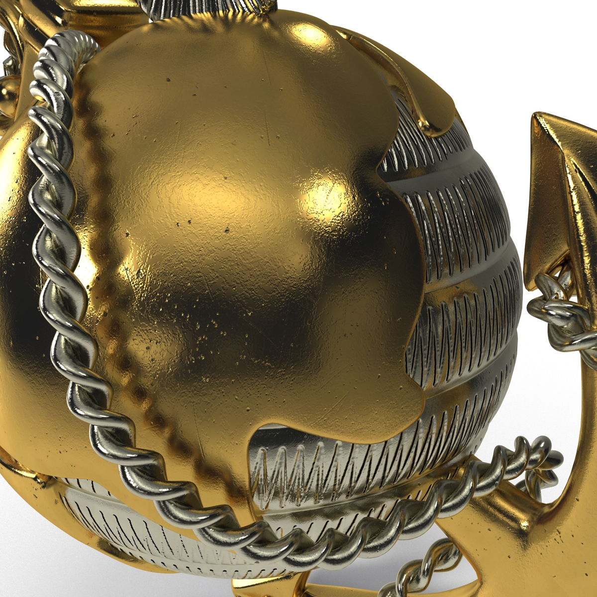 usmc emblem 3d model