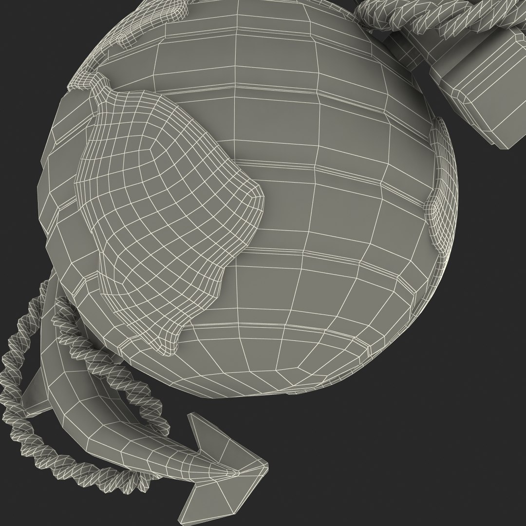 usmc emblem 3d model