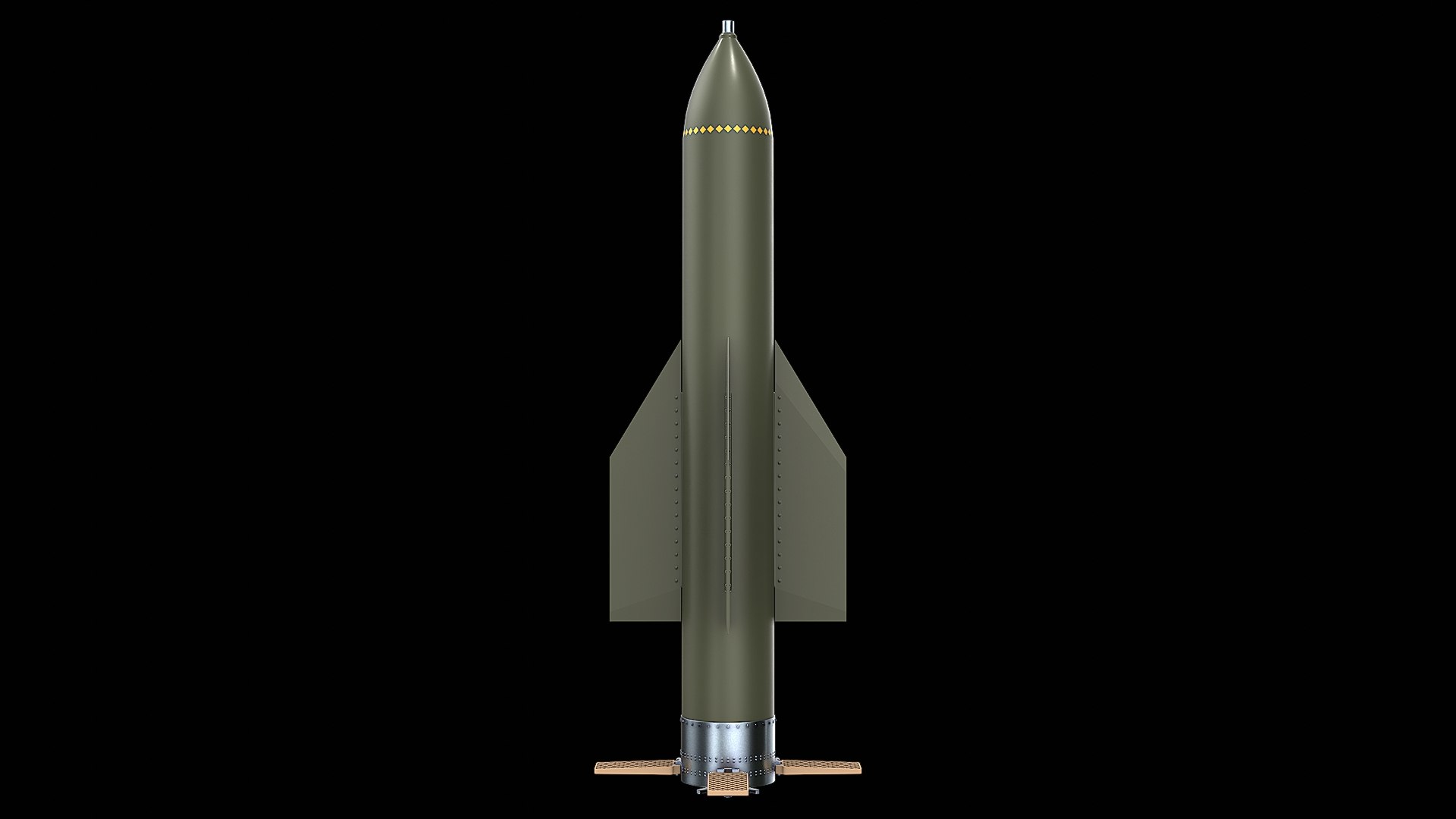 GBU-57 Bunker Buster Bomb 3D Model - TurboSquid 2422857