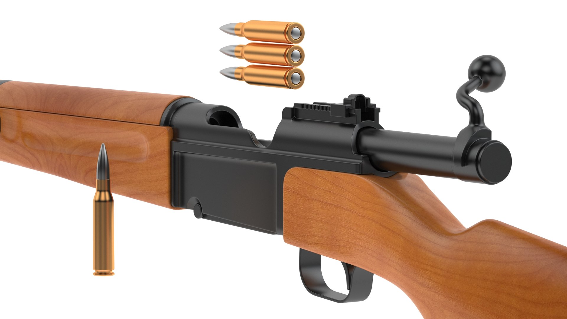 3D MAS-36 Rifle Model - TurboSquid 1902360