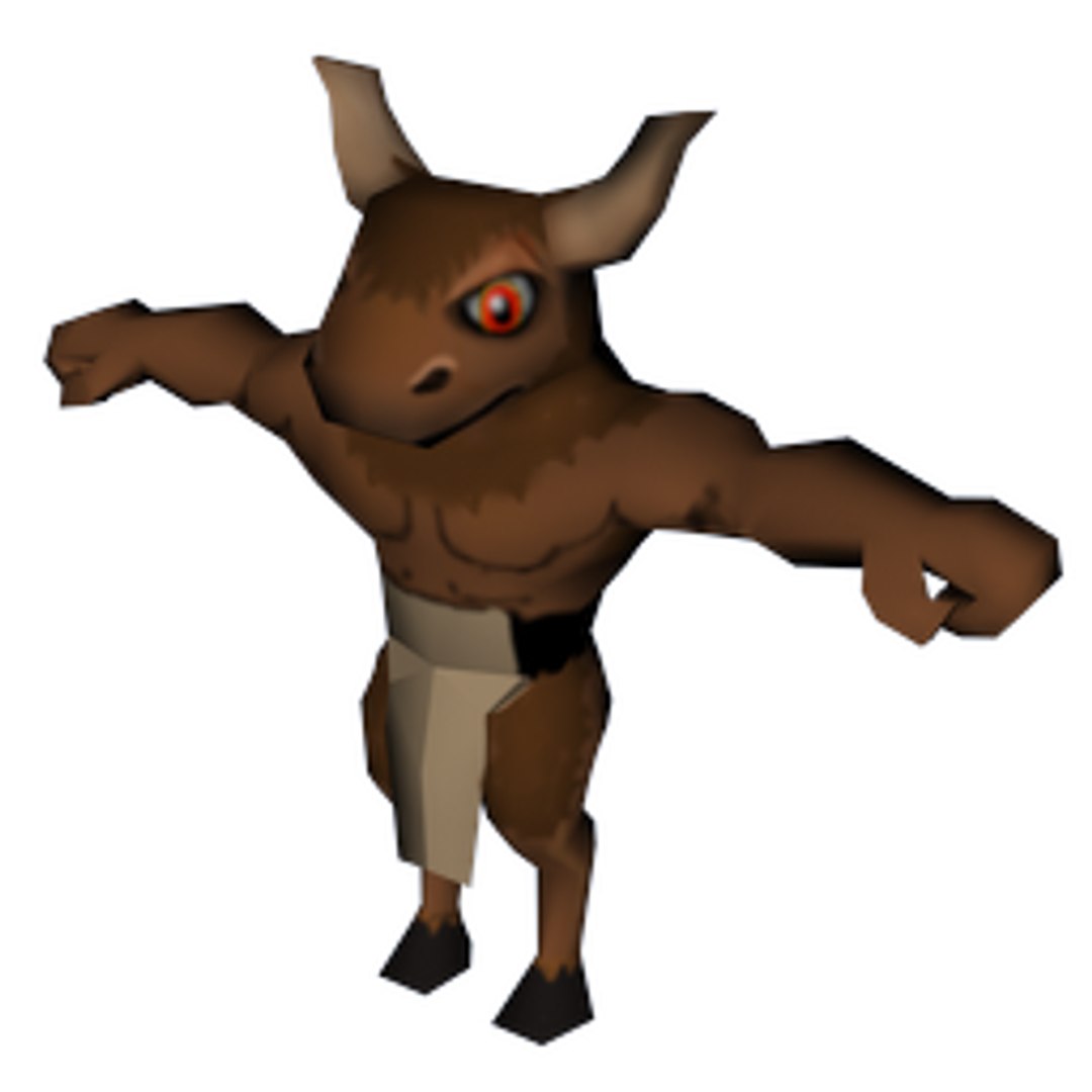 3d Minotaur Monsters Model