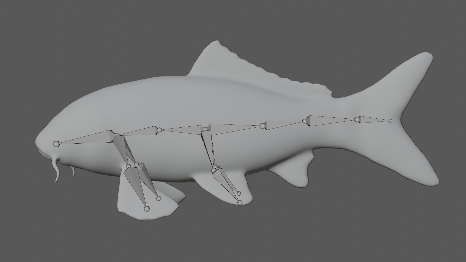 Fully Rigged Low Poly Koi Fish 3D Model - TurboSquid 1756856