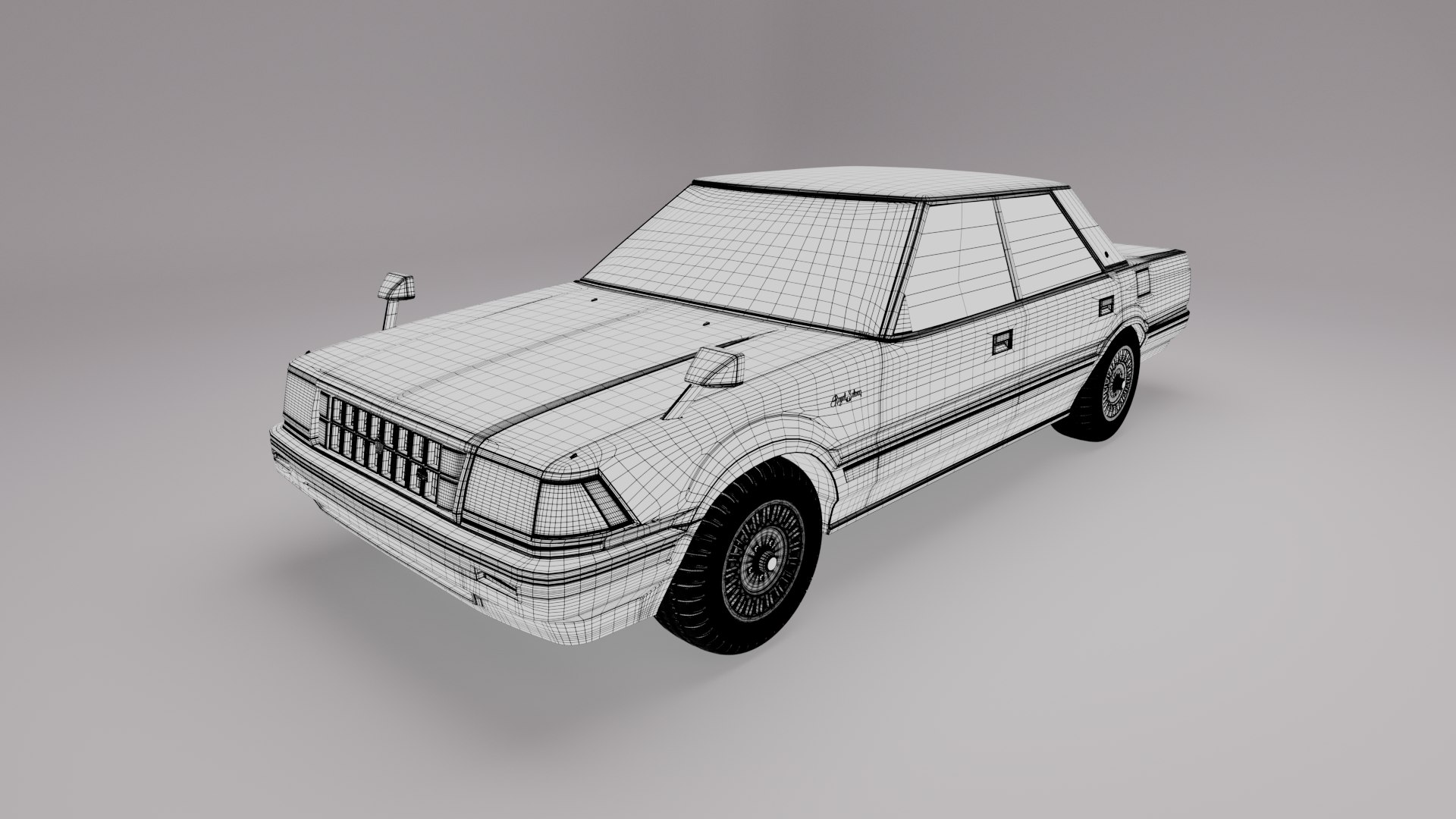 Toyota Crown S120 3D Model - TurboSquid 1980338