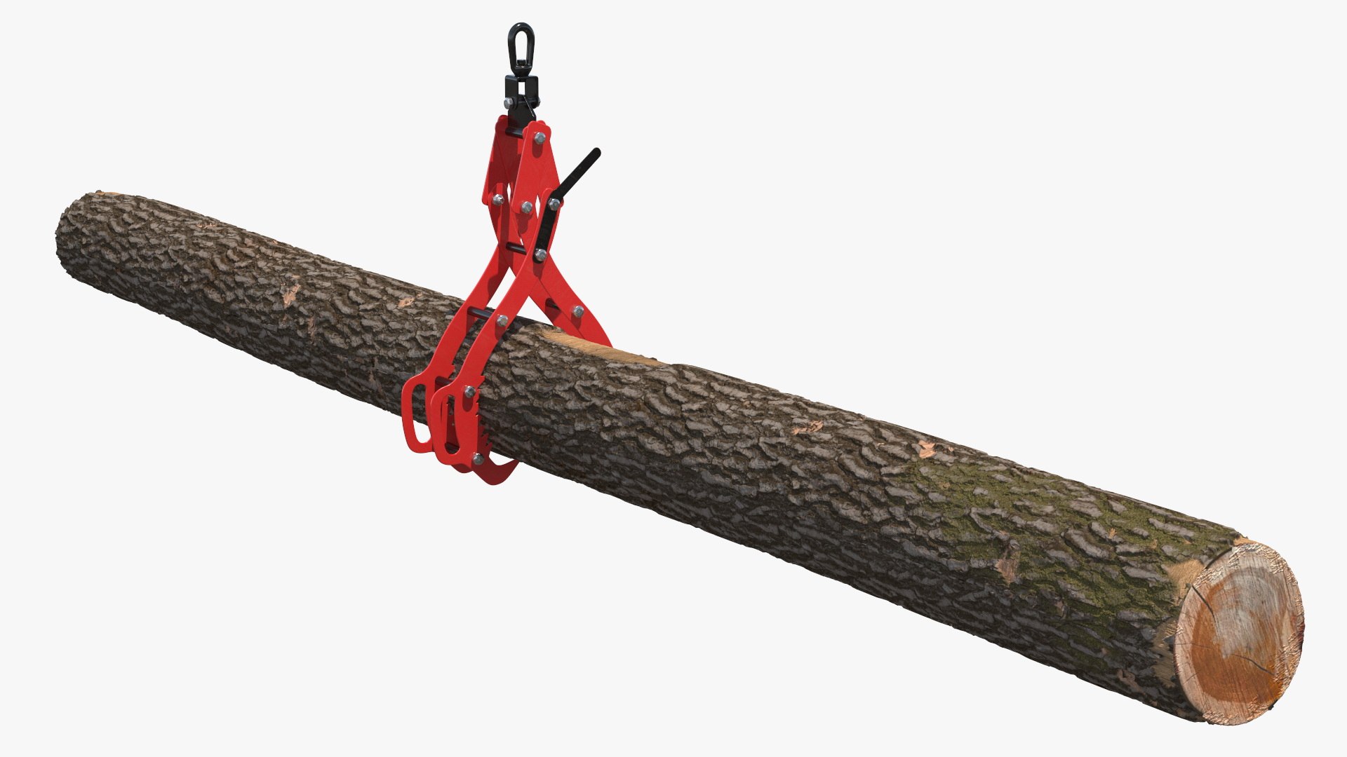 Timber Lifting Tongs With Log Model - TurboSquid 2424565