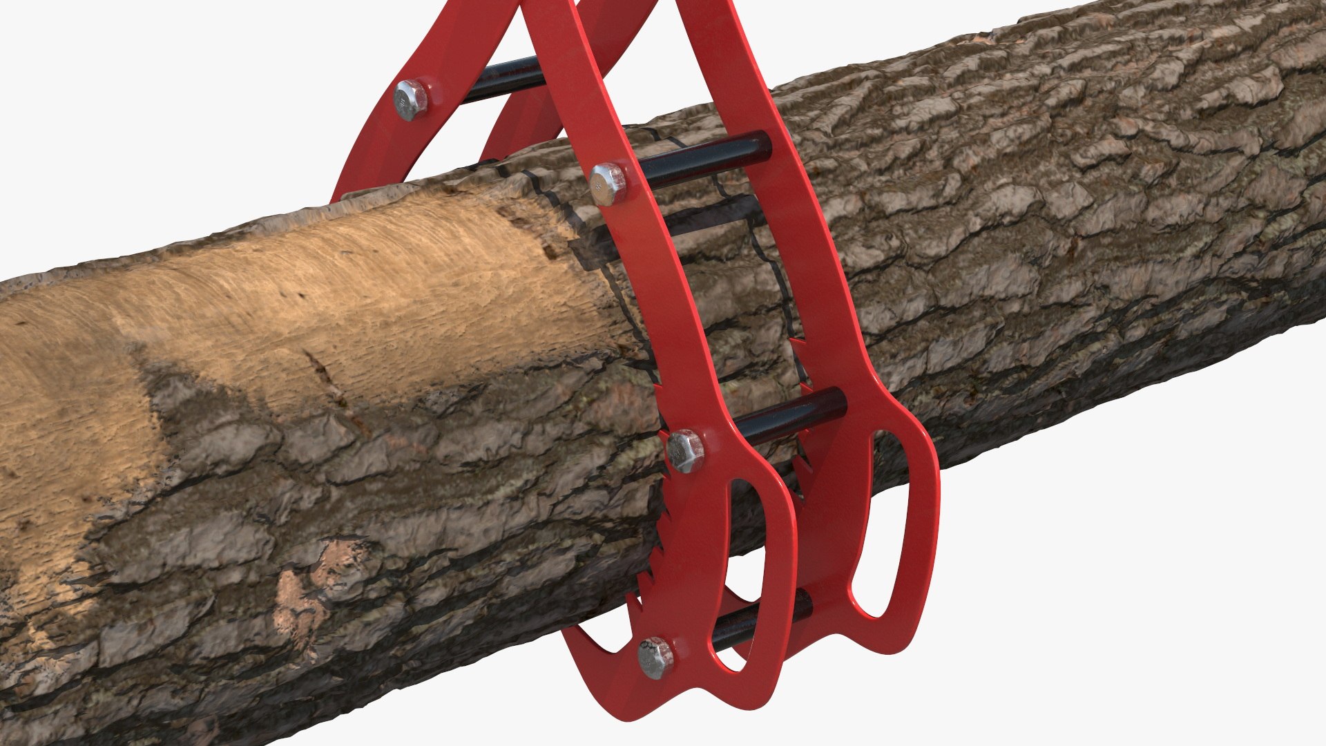 Timber Lifting Tongs With Log Model - TurboSquid 2424565