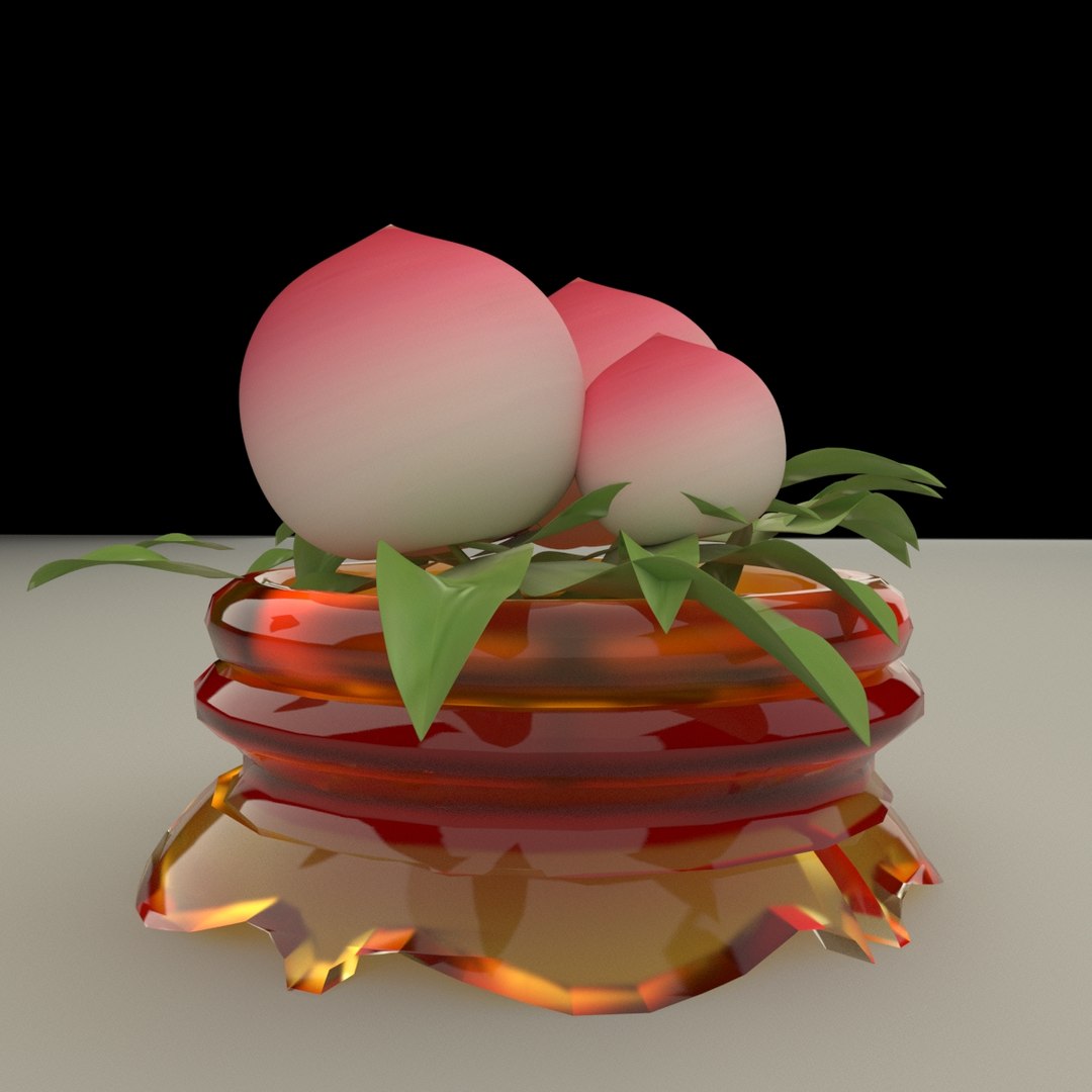 Chinese Peach 3D - TurboSquid 2069887