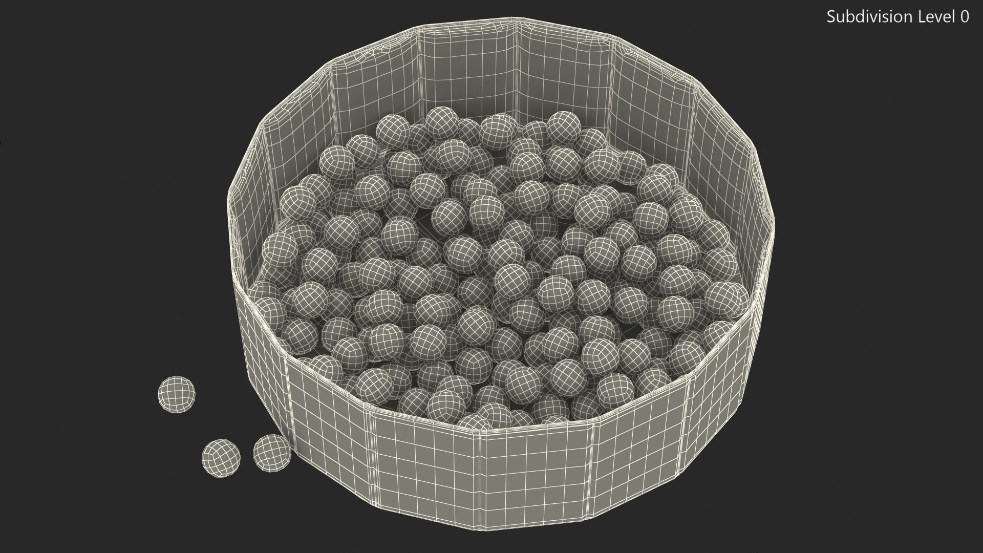 3D Dry Pool For Kids Size S - TurboSquid 1985282