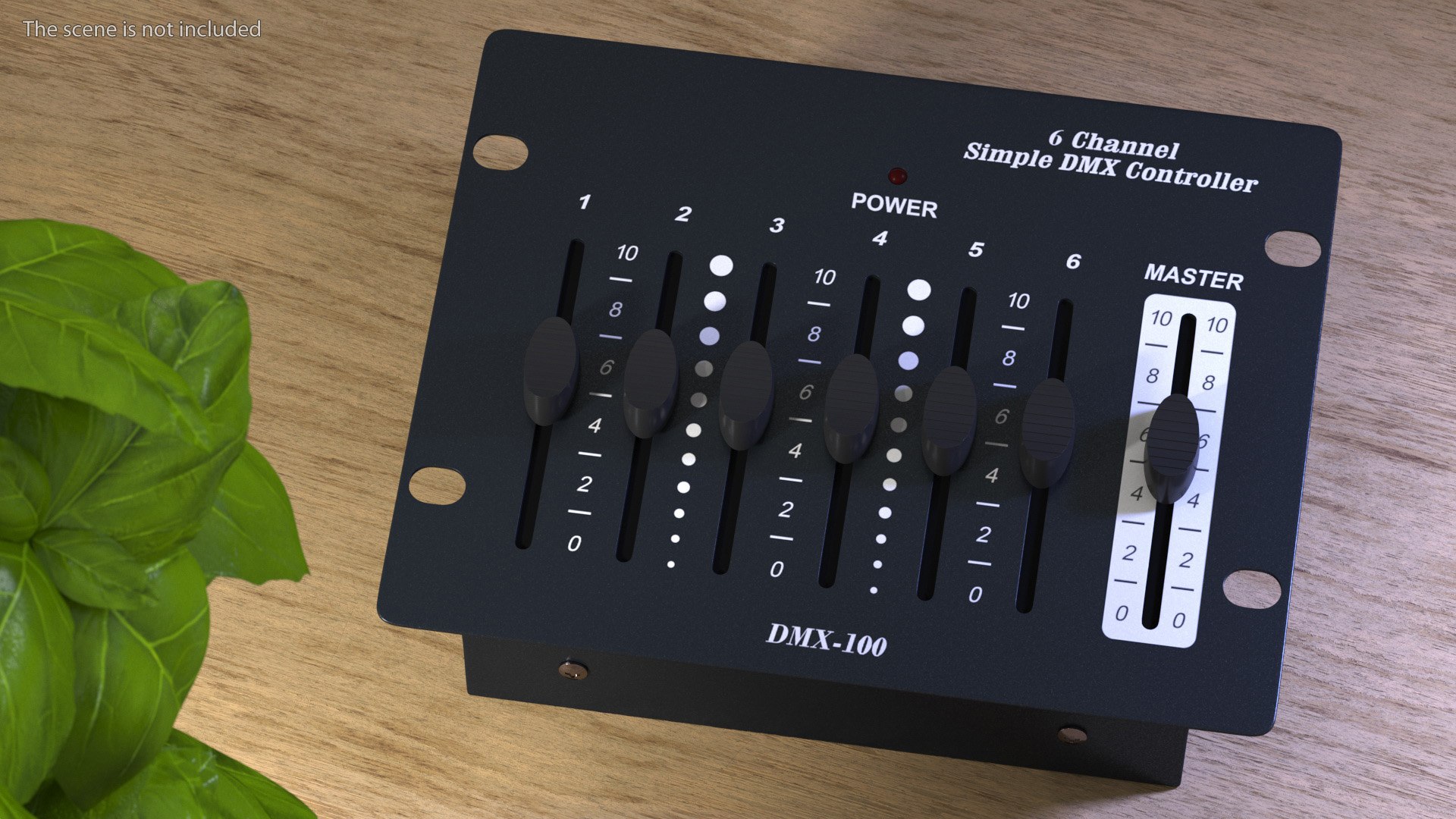 Six Channel Simple Dmx-10 Controller 3D - TurboSquid 1985969