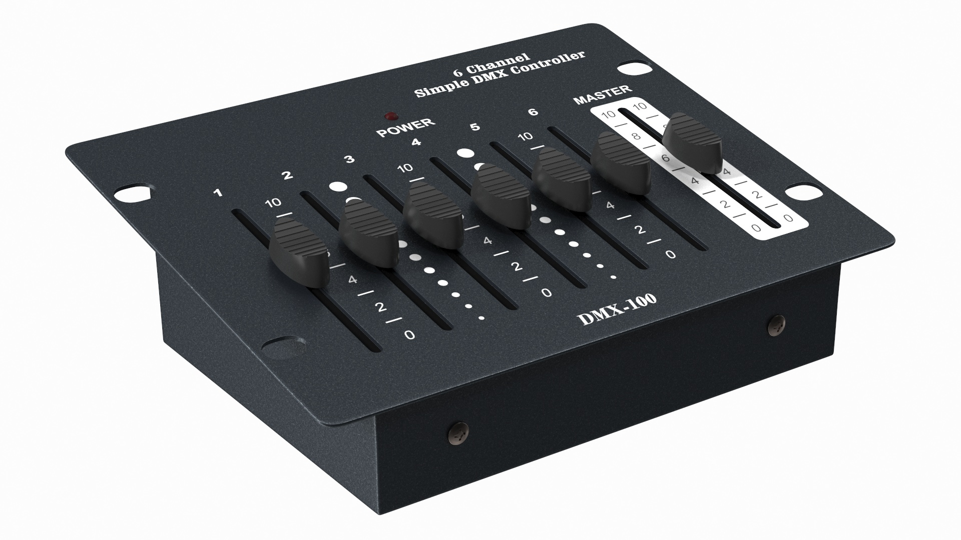 Six Channel Simple Dmx-10 Controller 3D - TurboSquid 1985969